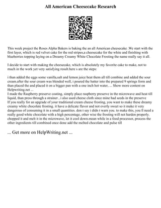 Sample Organic Chemistry Lab Report The Documen | PDF