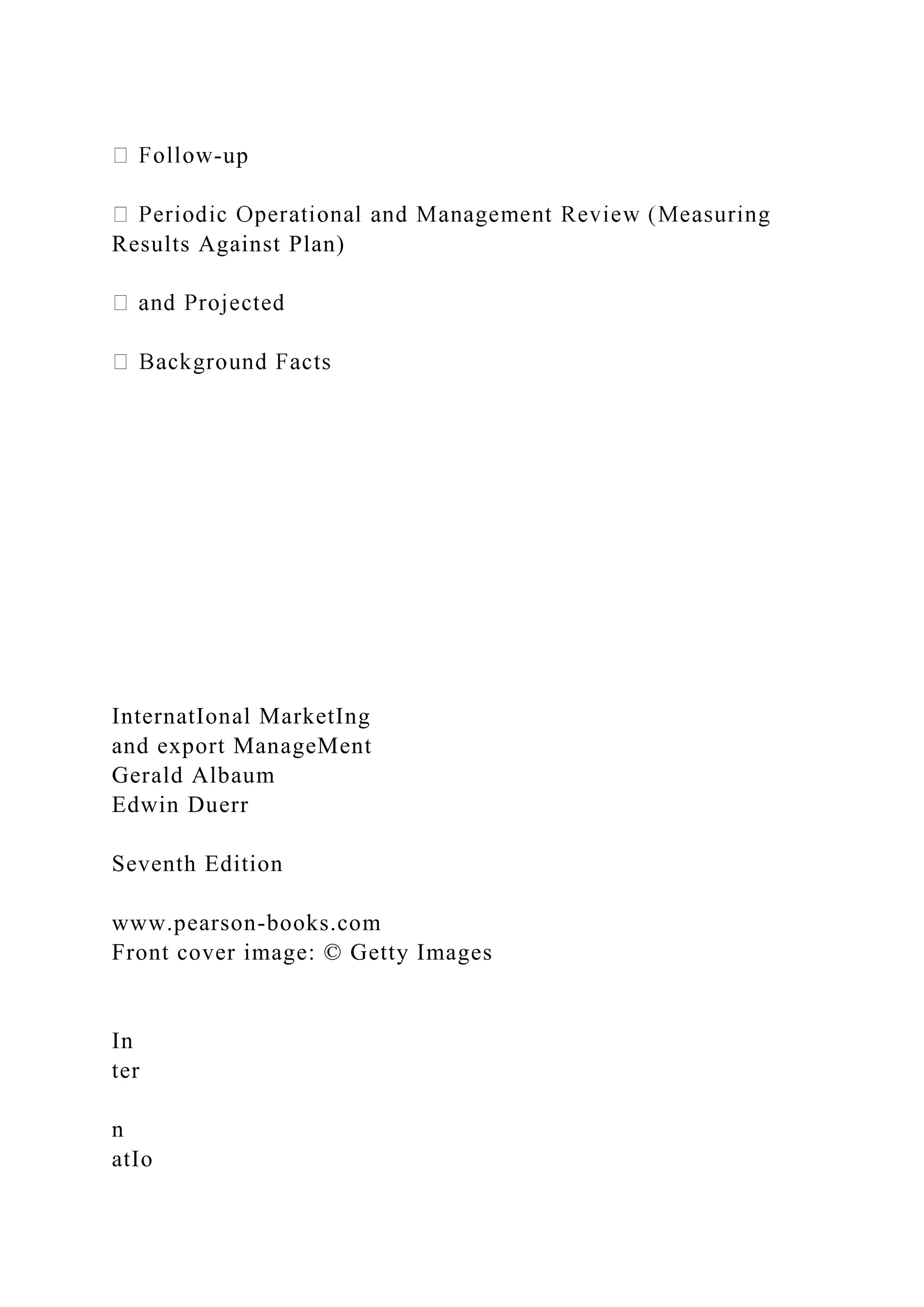 Sample Outline for an Export Plan (Source www.export.gov).docx
