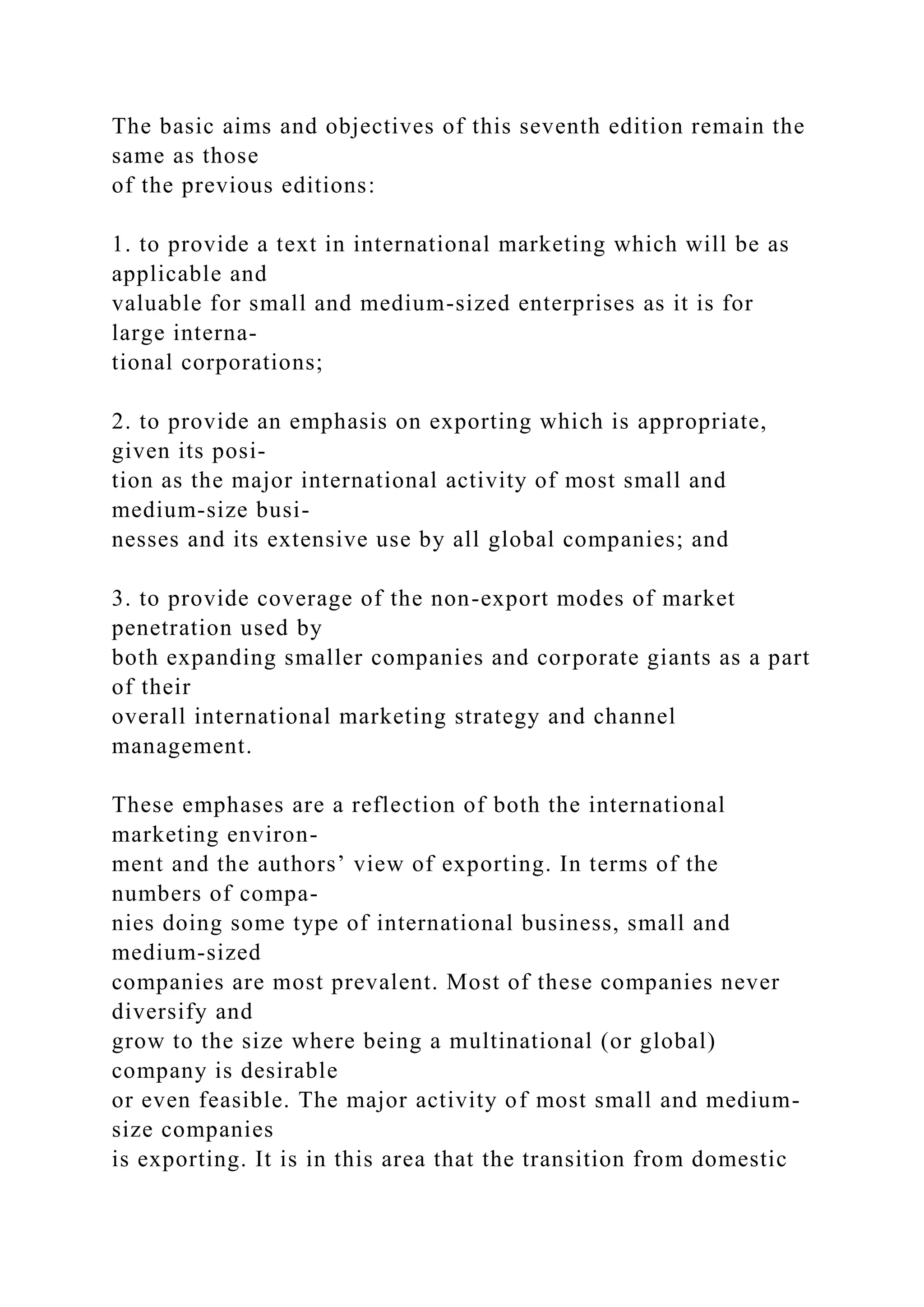 Sample Outline for an Export Plan (Source www.export.gov).docx
