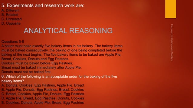 Sample paper For Nts | PPT