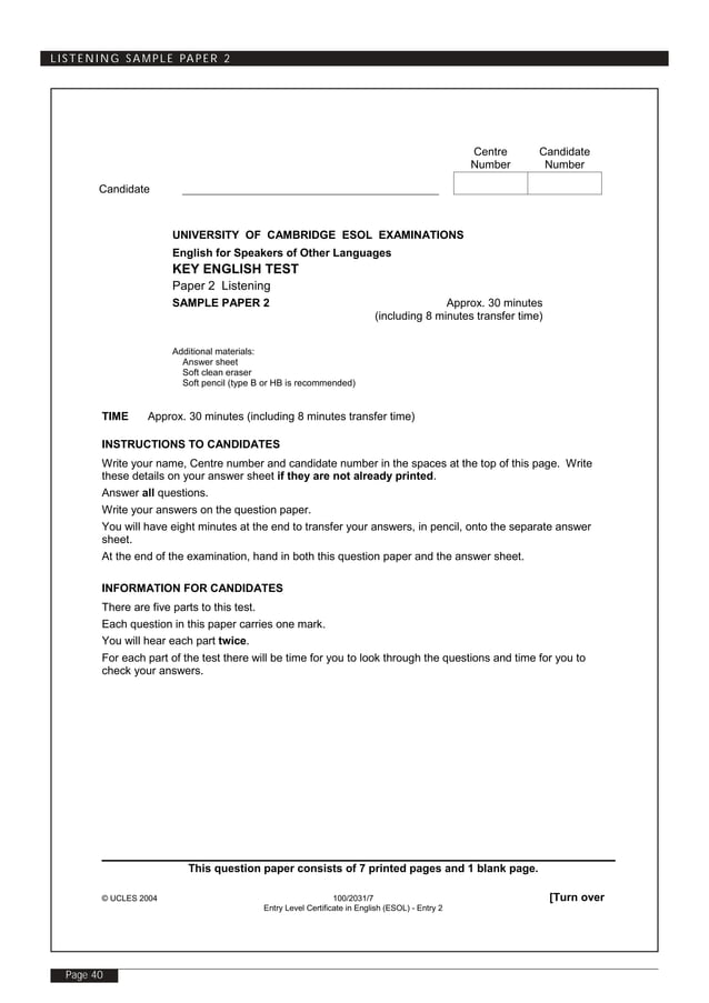 Sample paper l ket | PDF