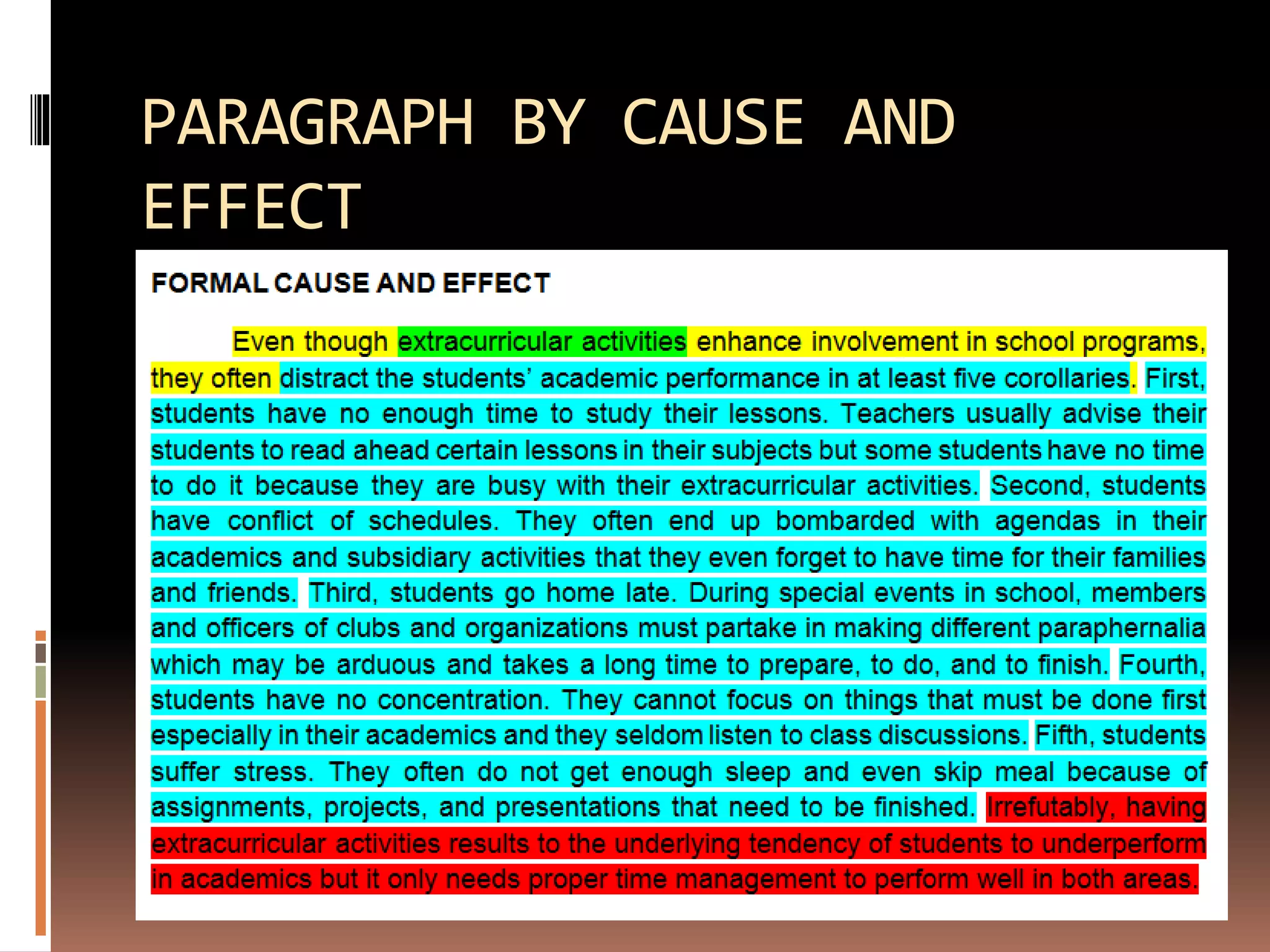 Sample paragraphs and essay (methods of paragraph | PPT