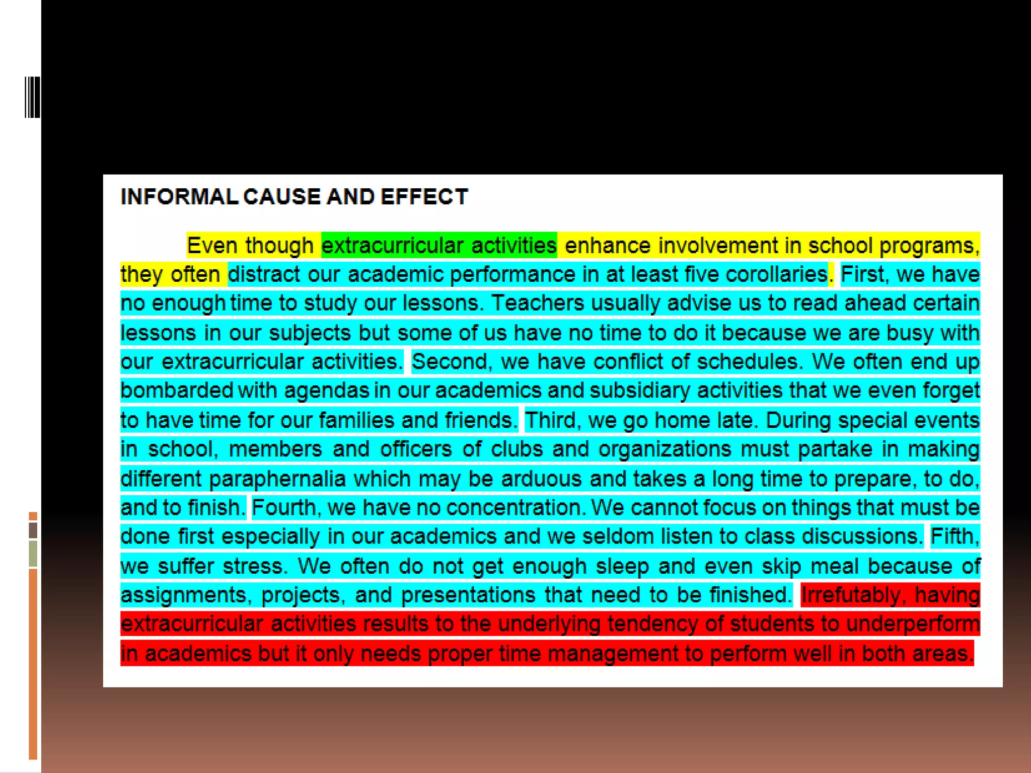 Sample paragraphs and essay (methods of paragraph | PPTX