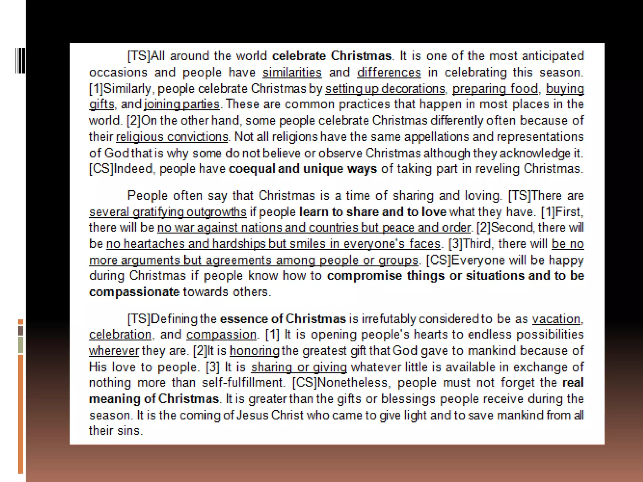 Sample paragraphs and essay (methods of paragraph | PPTX
