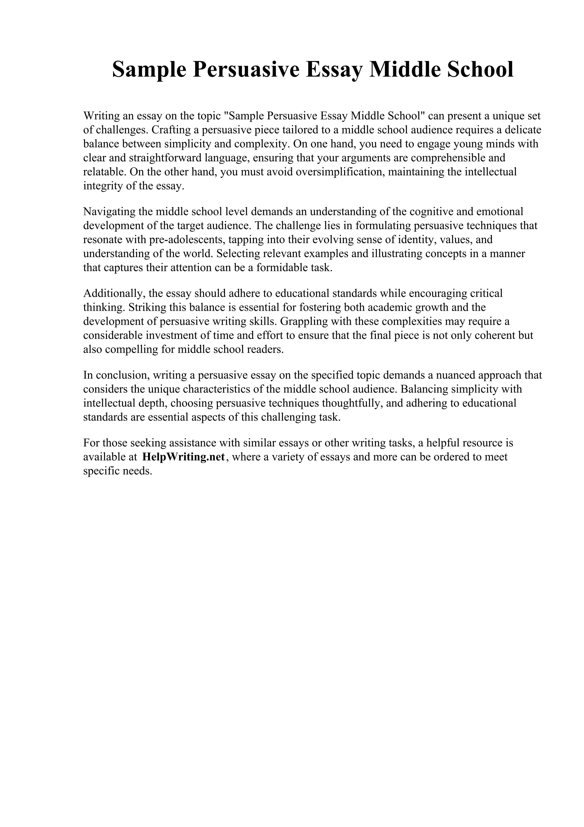 Sample Persuasive Essay Middle School.pdf
