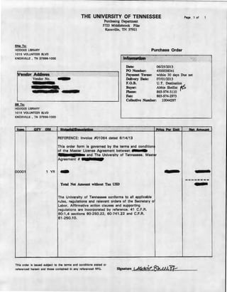 Sample - Completed Purchase Order | PDF