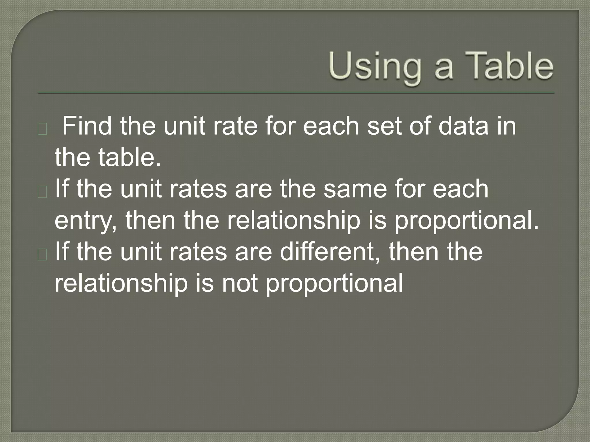 Student Sample - Proportional Relationships | PPT