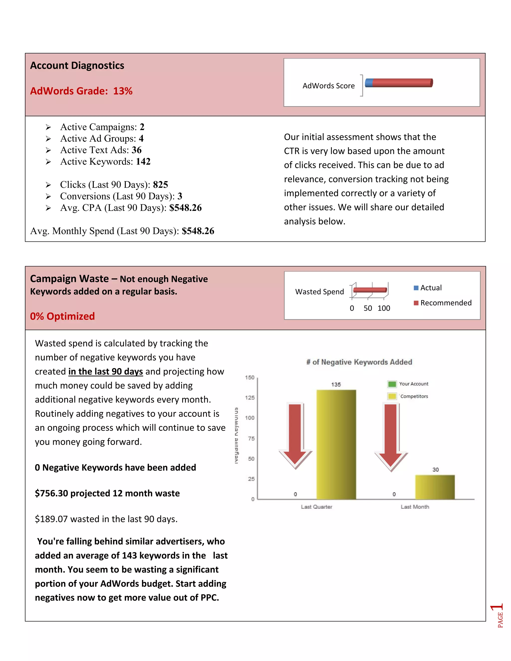 Sample PPC Audit Report | PDF | Search | Internet
