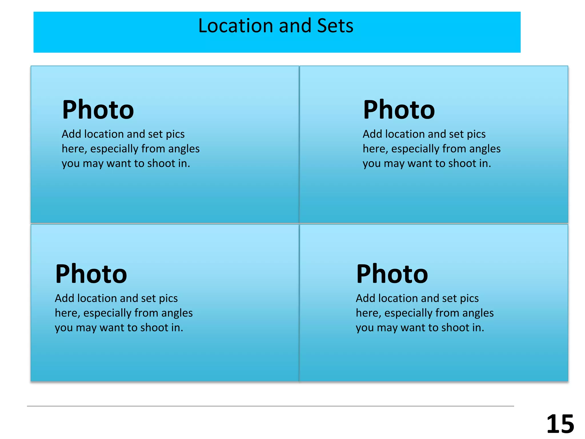 Sample PPM Dockett | PPTX | Photography | Arts and Crafts