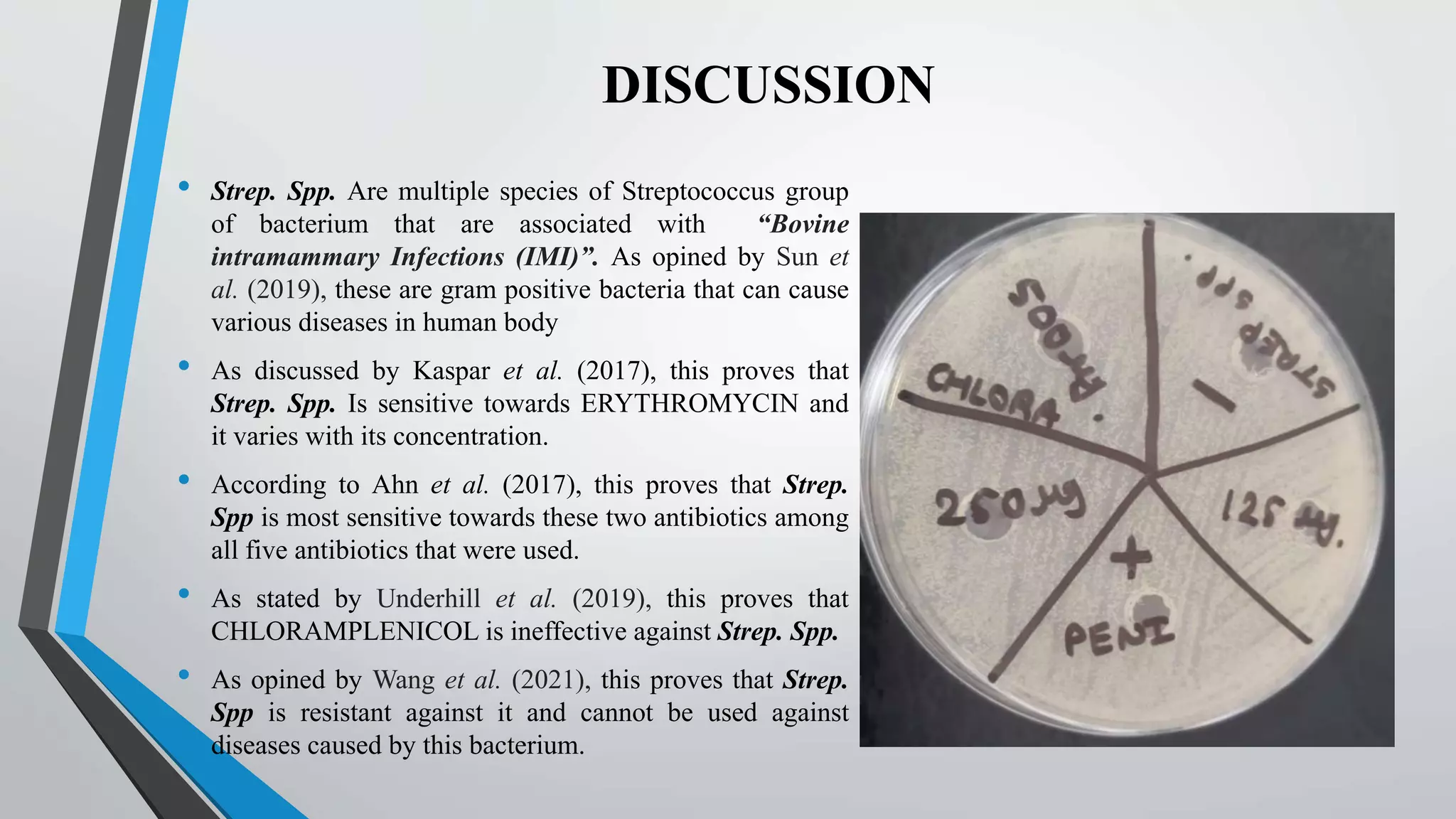 A COMPARATIVE ANALYSIS OF THE TWO METHODS (DISC DIFFUSION AND WELL ...