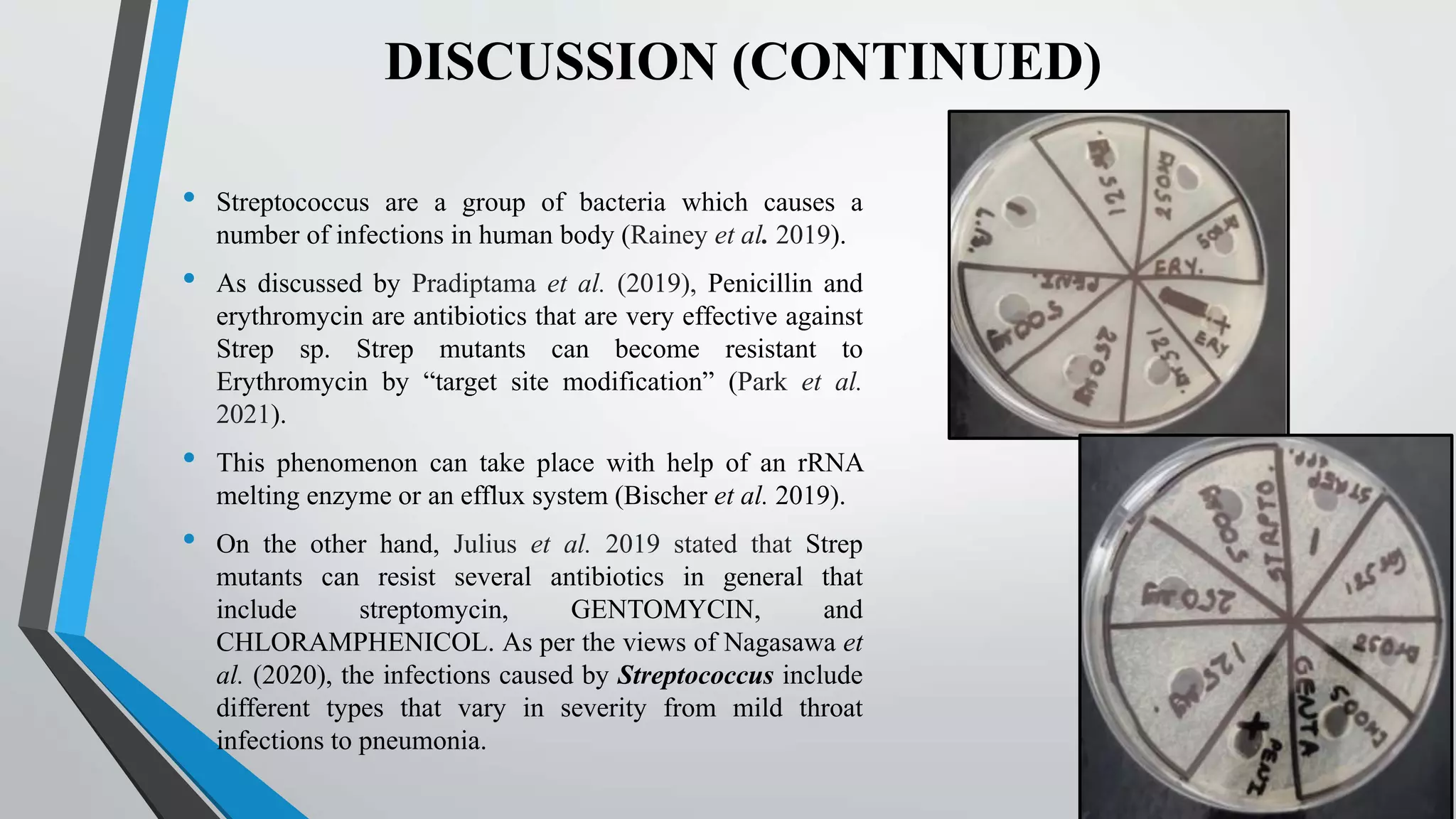 A COMPARATIVE ANALYSIS OF THE TWO METHODS (DISC DIFFUSION AND WELL ...