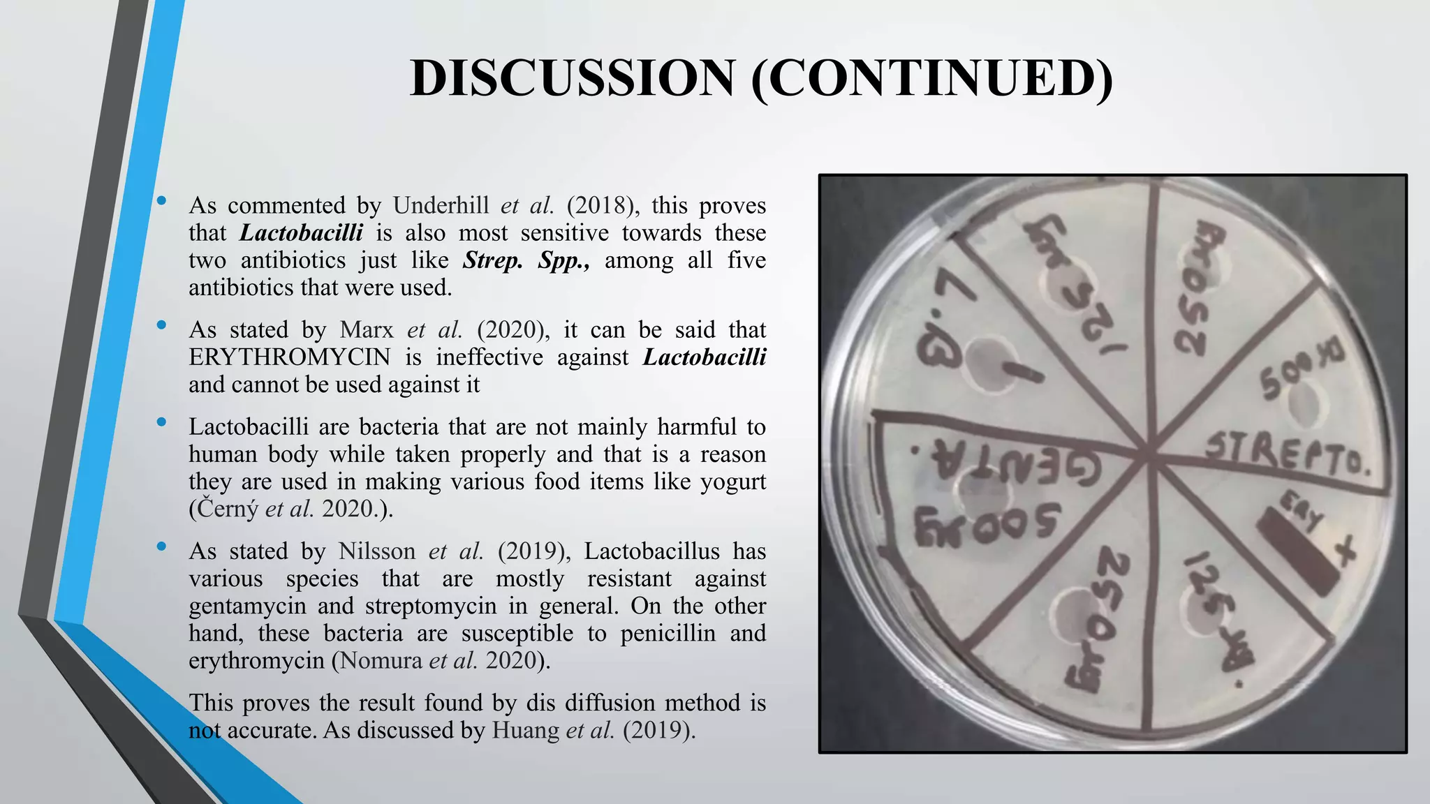 A COMPARATIVE ANALYSIS OF THE TWO METHODS (DISC DIFFUSION AND WELL ...