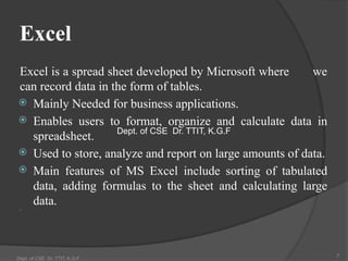internship presentation report abt ms word ms office and word | PPTX