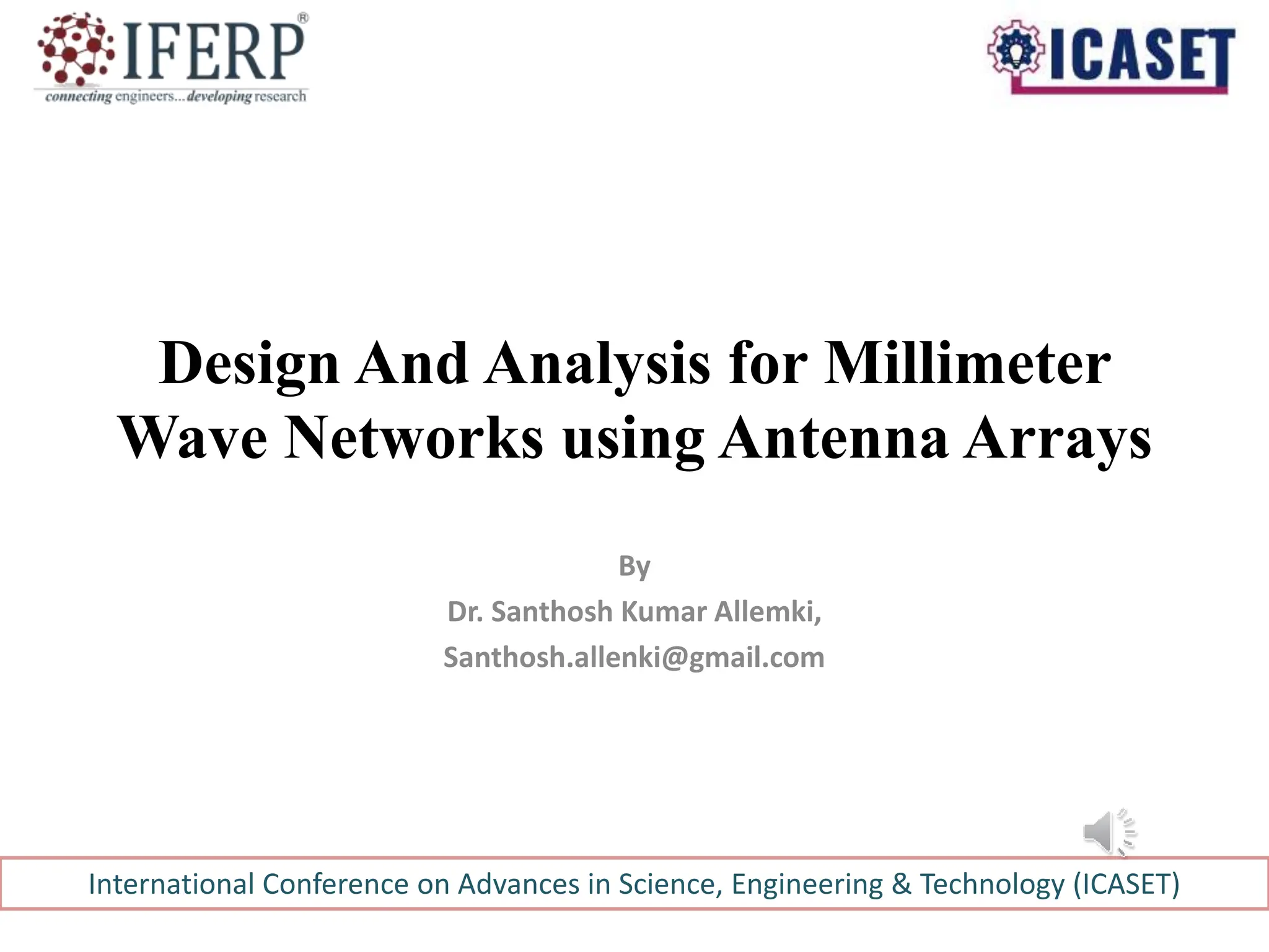 Design And Analysis for Millimeter Wave Networks using Antenna Arrays | PPT | Free Download