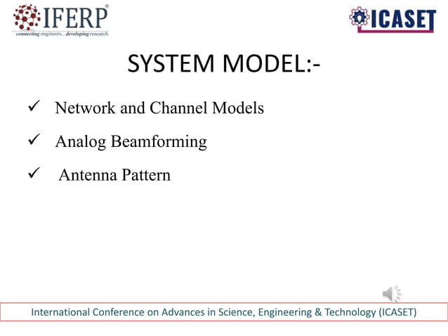 Design And Analysis for Millimeter Wave Networks using Antenna Arrays | PPT | Free Download