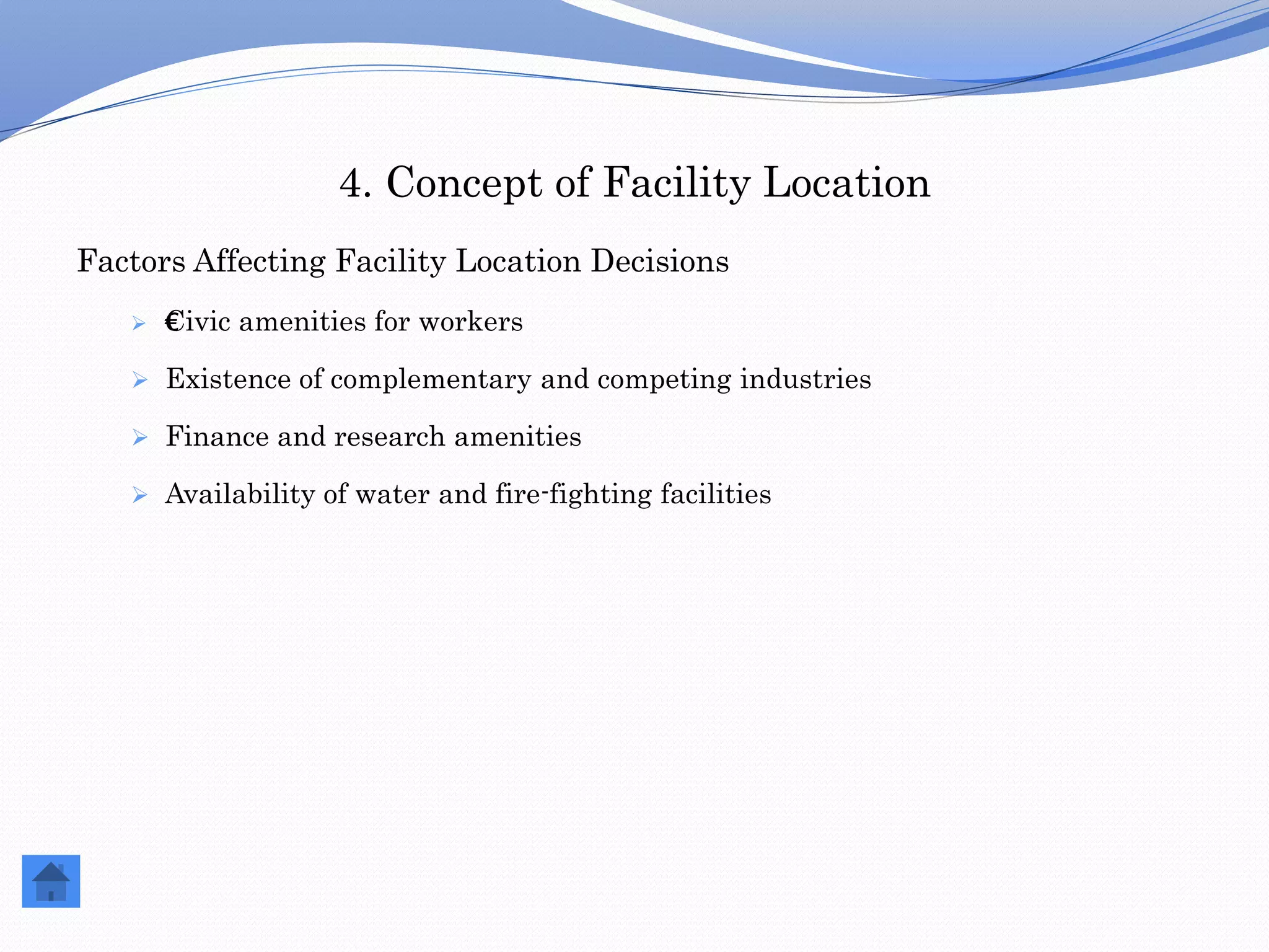 Sample ppt facility location and layout | PDF