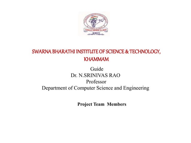 sample power point presentation for mini project | PPTX