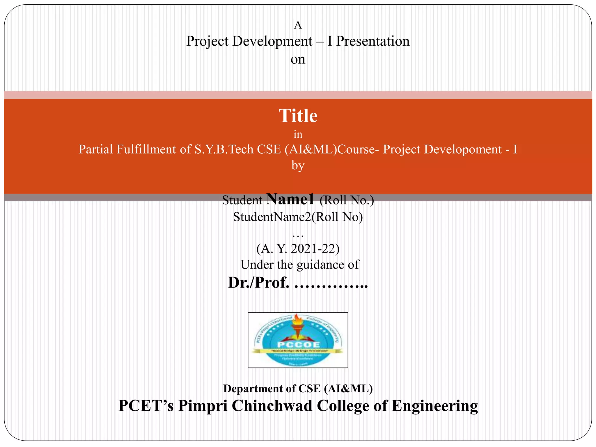 Sample PPT for Project Review2.pptx