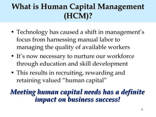 Sample PowerPoint- Introduction To Hcm | PPT