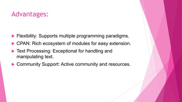 introduction to Perl _ the programming language.pptx | Programming Languages | Computing