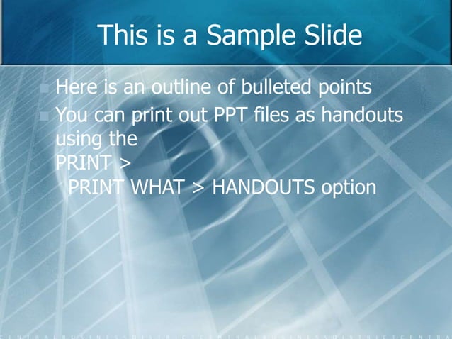 Samplepptx | PPT