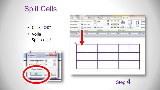 Microsoft Word: Working with Tables | PPT