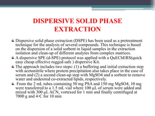 Sample preparation and protocols in metabolite identification | PPTX