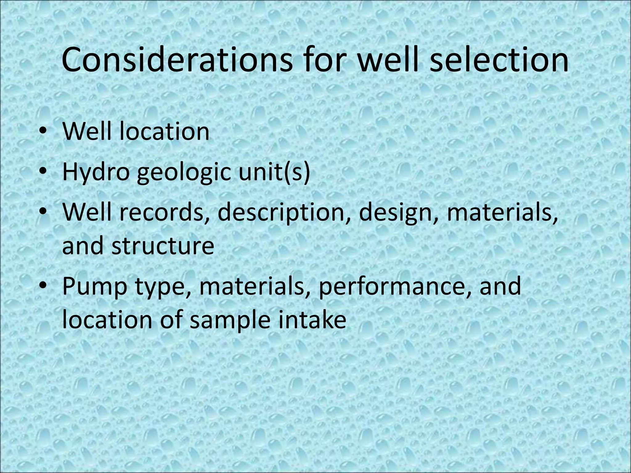 Sample preparation for Geological Investigation in Hydrogeology.ppt