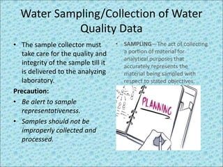 Sample preparation for Geological Investigation in Hydrogeology.ppt