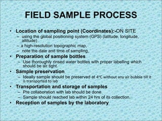 Sample preparation for Geological Investigation in Hydrogeology.ppt