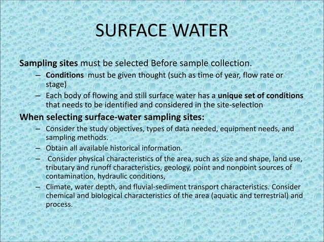 Sample preparation for Geological Investigation in Hydrogeology.ppt ...