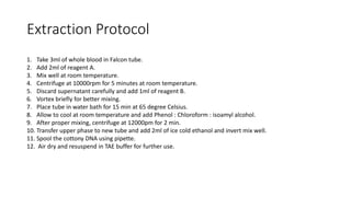 Protein/DNA Sample preparation methods | PPTX