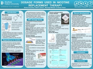 nicotine replacement therapy | PPTX