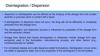 Sample preparation techniques of solid dosage forms | PPT