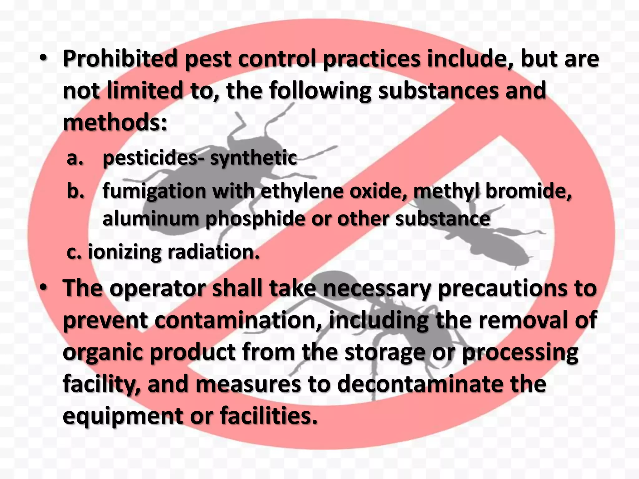 ORGANIC PROCESSING AND HANDLING EXPLAINED SIMPLE | PPTX