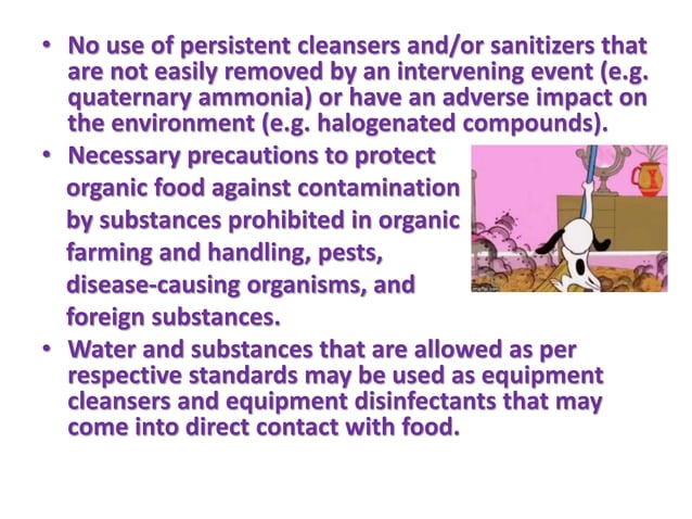 ORGANIC PROCESSING AND HANDLING EXPLAINED SIMPLE | PPTX | Indoor ...