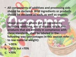 ORGANIC PROCESSING AND HANDLING EXPLAINED SIMPLE | PPTX