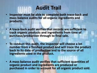 ORGANIC PROCESSING AND HANDLING EXPLAINED SIMPLE | PPTX