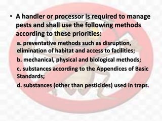 ORGANIC PROCESSING AND HANDLING EXPLAINED SIMPLE | PPTX