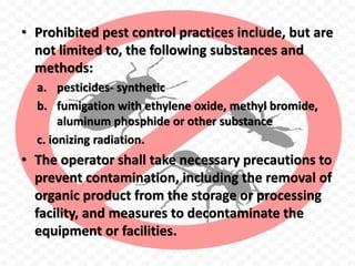ORGANIC PROCESSING AND HANDLING EXPLAINED SIMPLE | PPTX