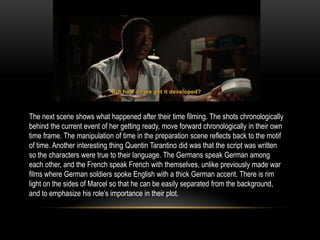 Sample presentaion prep inglorious basterds | PPTX