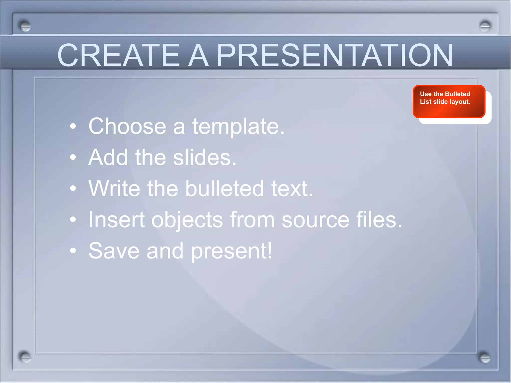 Sample Presentation | PPT | Desktop Publishing | Computer Software and Applications