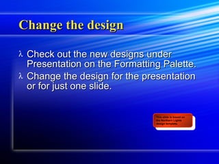 Sample Presentation | PPT | Desktop Publishing | Computer Software and ...