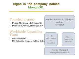 MongoDB presentation | PPTX