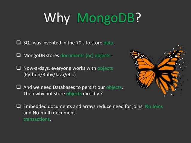 MongoDB presentation | PPT