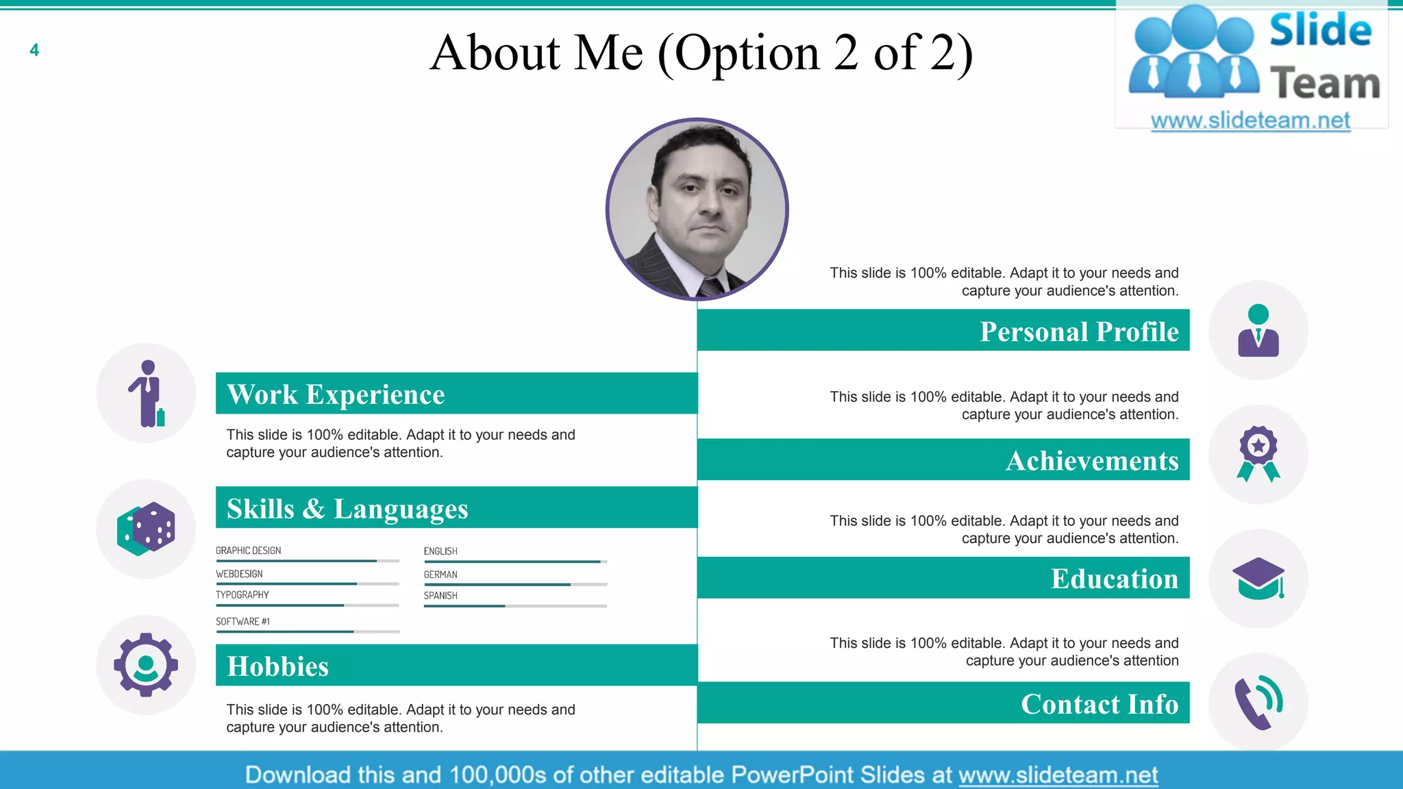 Sample Presentation About Yourself Ideas PowerPoint Presentation Slides ...