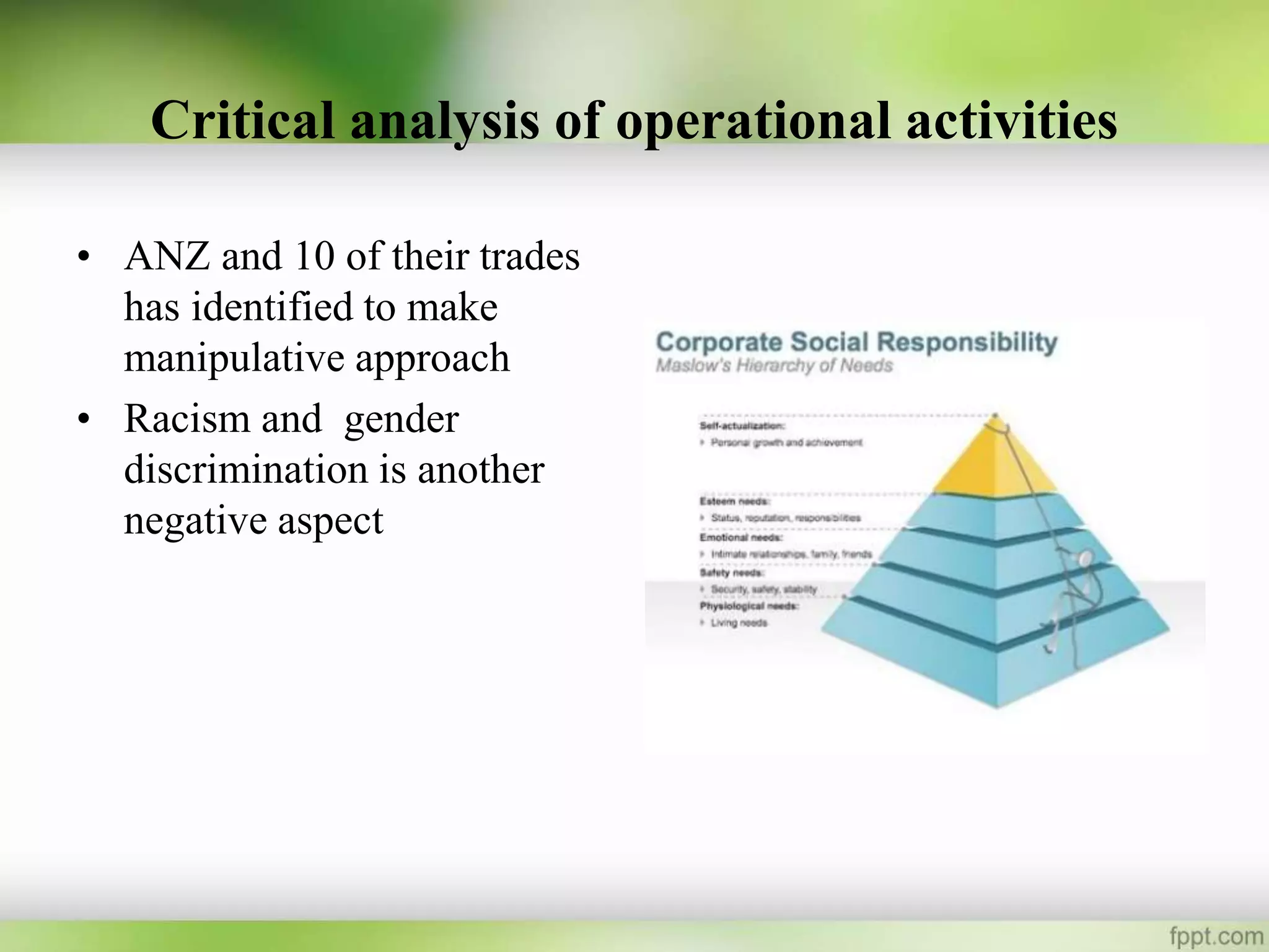 CASE STUDY ON ANZ BANK AUSTRALIA | PPT