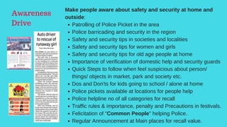 Sample presentation for up police | PDF