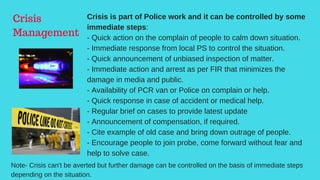 Sample presentation for up police | PDF