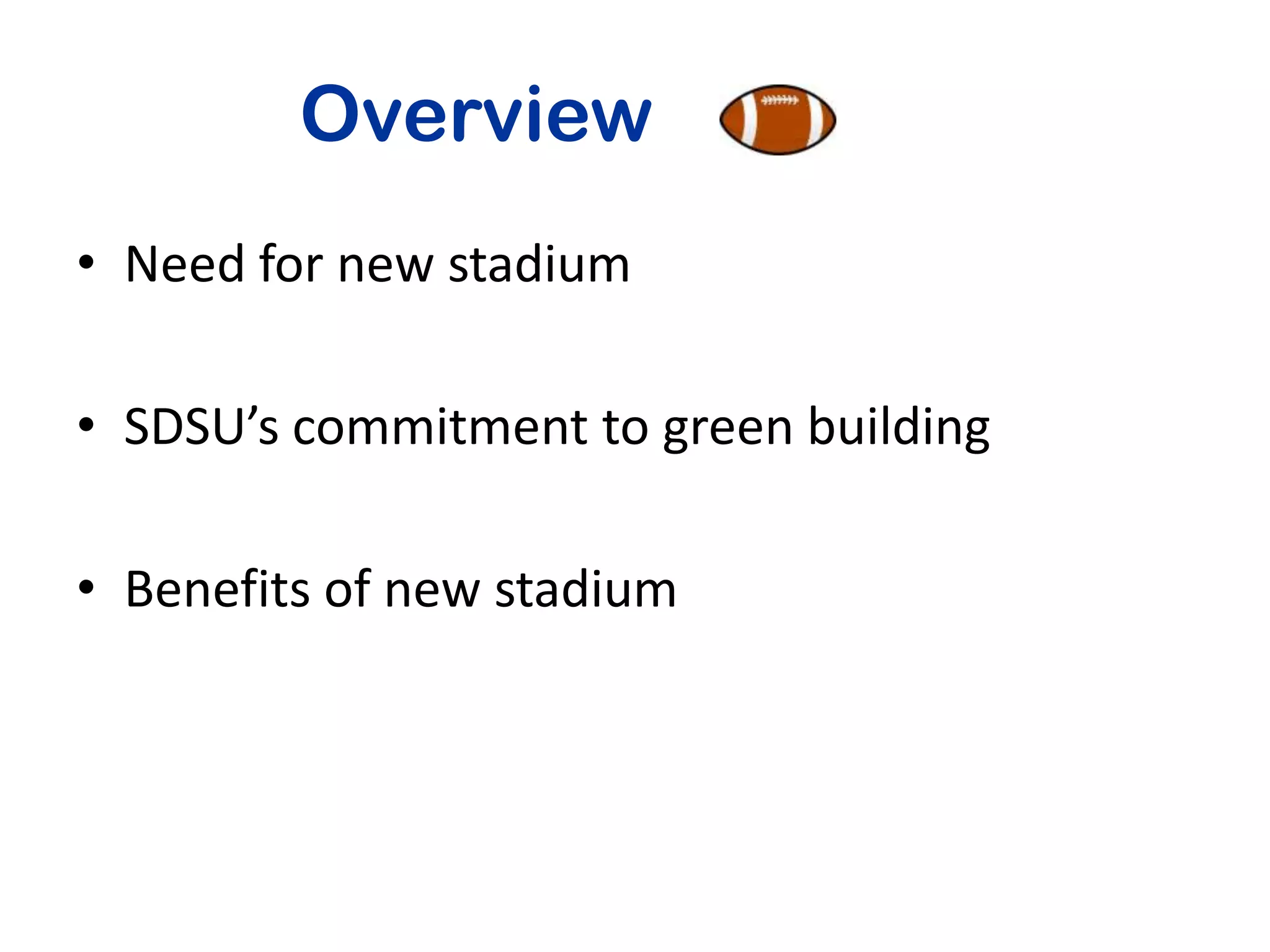 Stadium Report Presentation | PPT